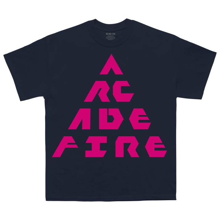 Pyramid Navy Tee – Arcade Fire US